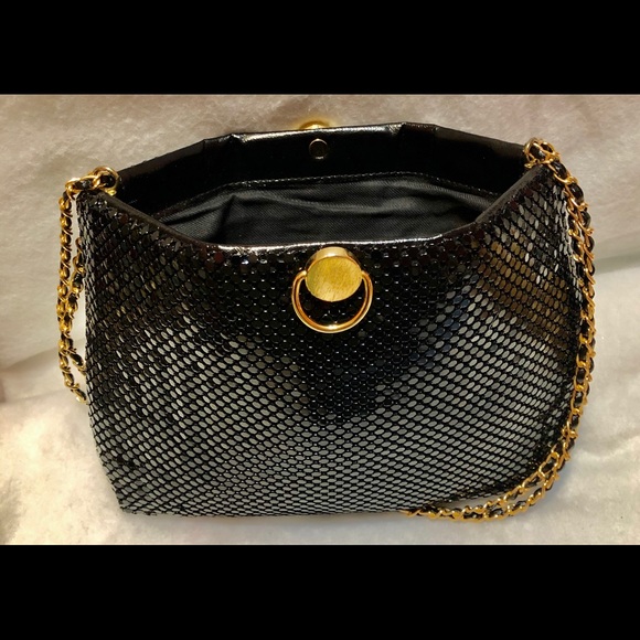 Vintage | Bags | Vintage Beautiful Black Metal Mesh Bag | Poshmark